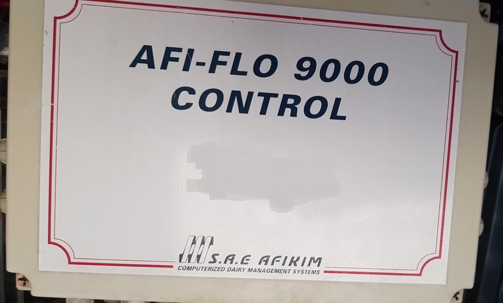 AFIFLO 9000 CONTROL_n 16 | TDM | Total Dairy Management