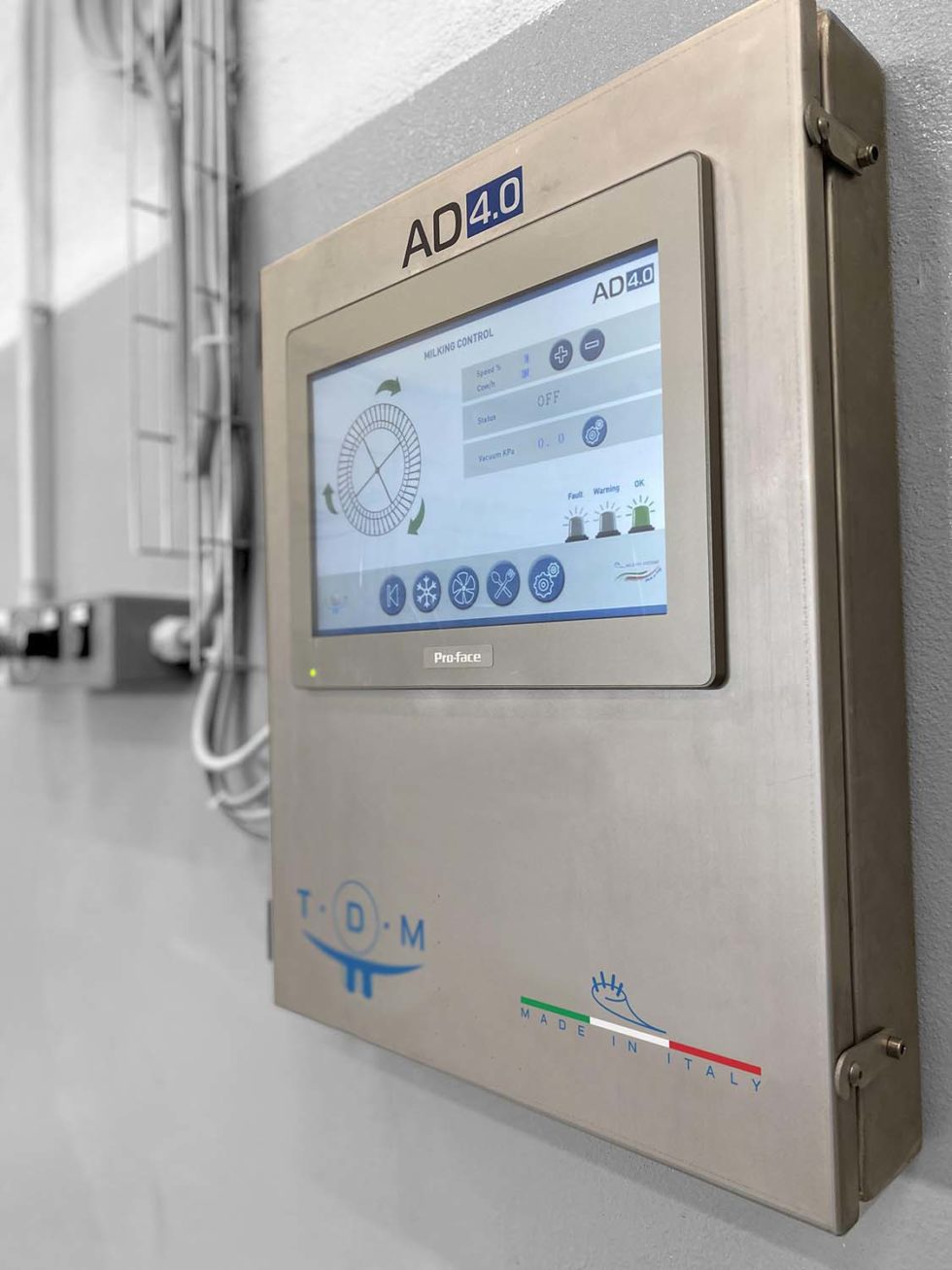 Touch panel AD4.0 | TDM | Total Dairy Management